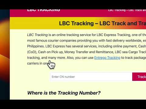 How to track your LBC Express package in less than 10 seconds | LBC Tracking