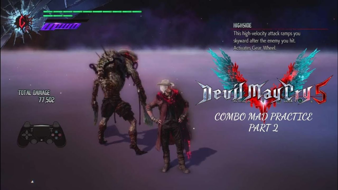 Devil May Cry 5 combo mad practice 2