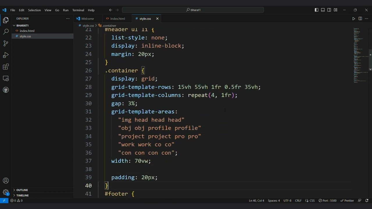 Bharat Intern Intership Task 1