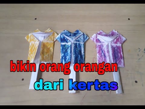 Bermain dan belajar membuat mainan orang orangan dari kertas | KASKUS