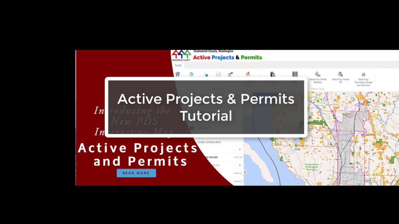 Active Projects and Permits Tutorial