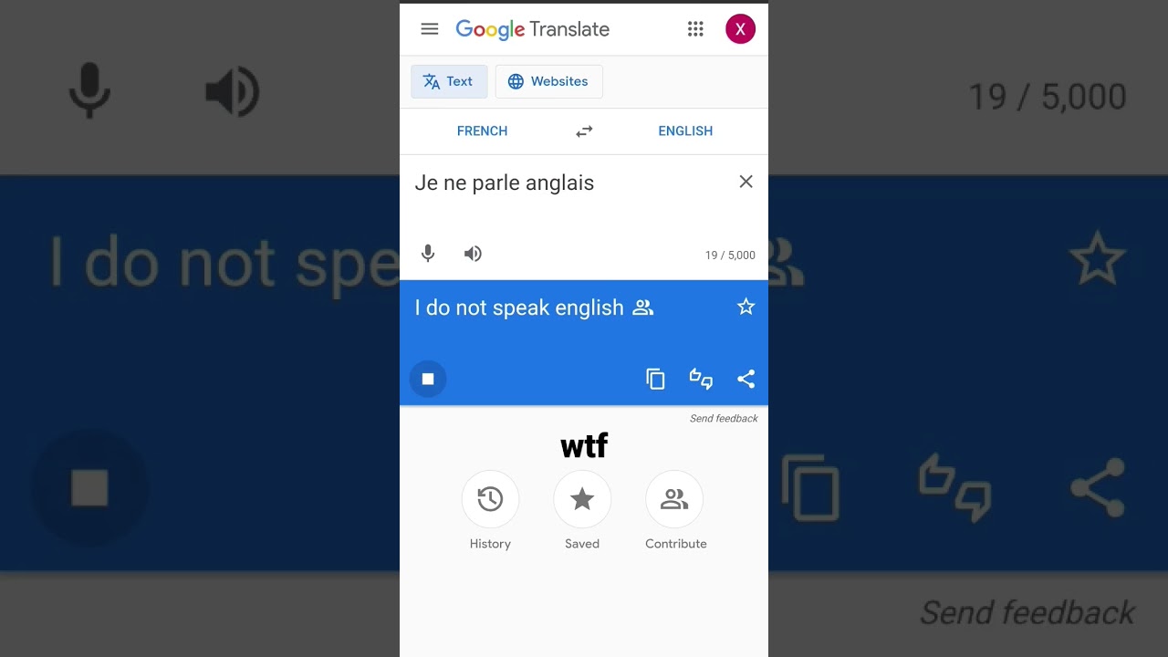 Google Translate being funny
