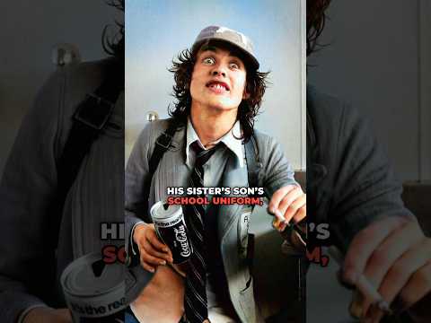 The Story Behind Angus Young’s Iconic Schoolboy Outfit #angusyoung #acdc #school #rock #heavymetal