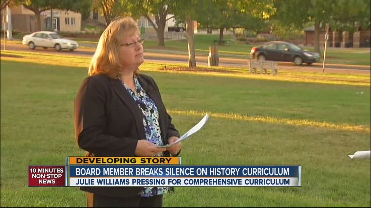 Jeffco Schools Board member Julie Williams speaks out on curriculum committee