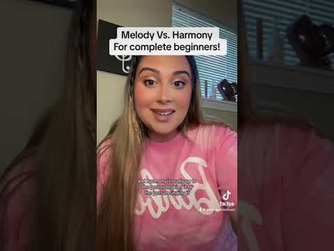 What is Melody vs Harmony? Singers 101! #singingtips #melody#harmony