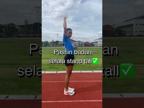 POSTURE TUBUH YANG BENAR SAAT LARI! #fitwithmel #tipslari #olahragalari