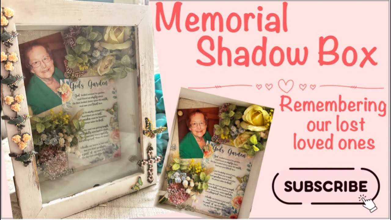 How to Create a Lasting Memory: Build a Shadow Box! #diycrafts #diy