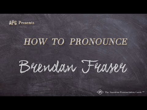How to Pronounce Brendan Fraser (Real Life Examples!)
