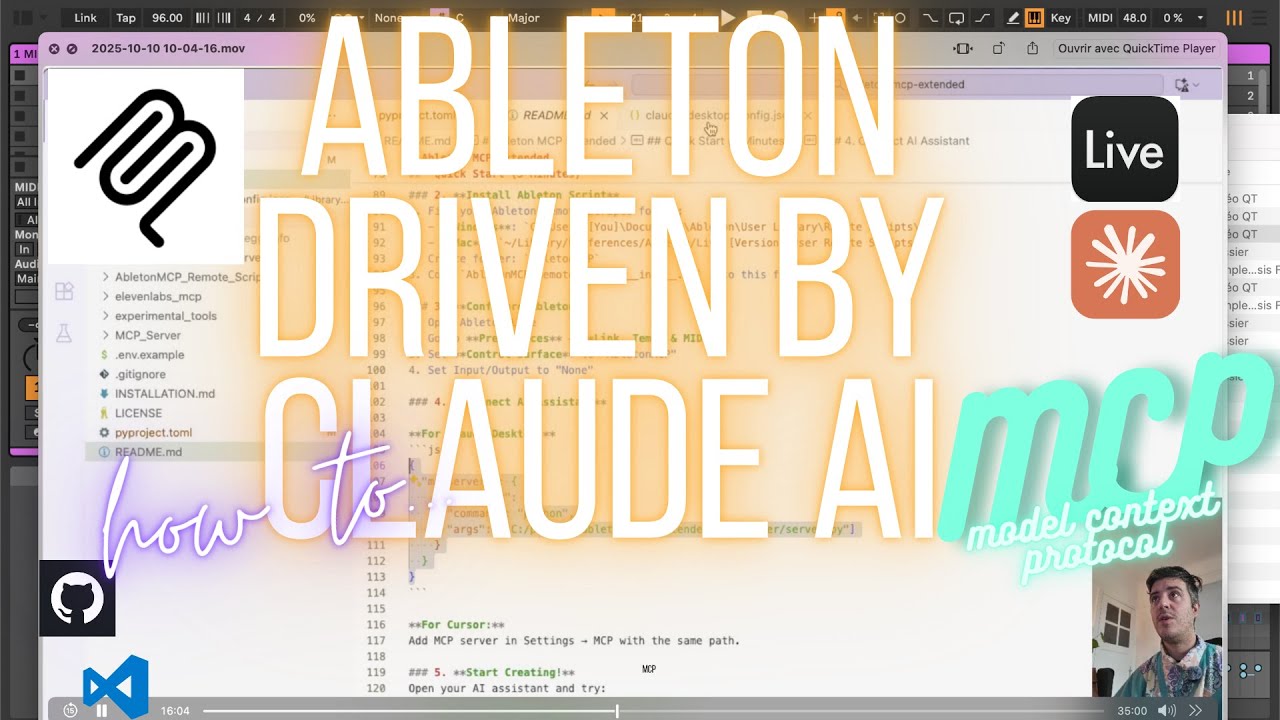 #ableton #mcp #claudeai #github #vscode stepping in your music life - #tutorial w/#troubleshooting