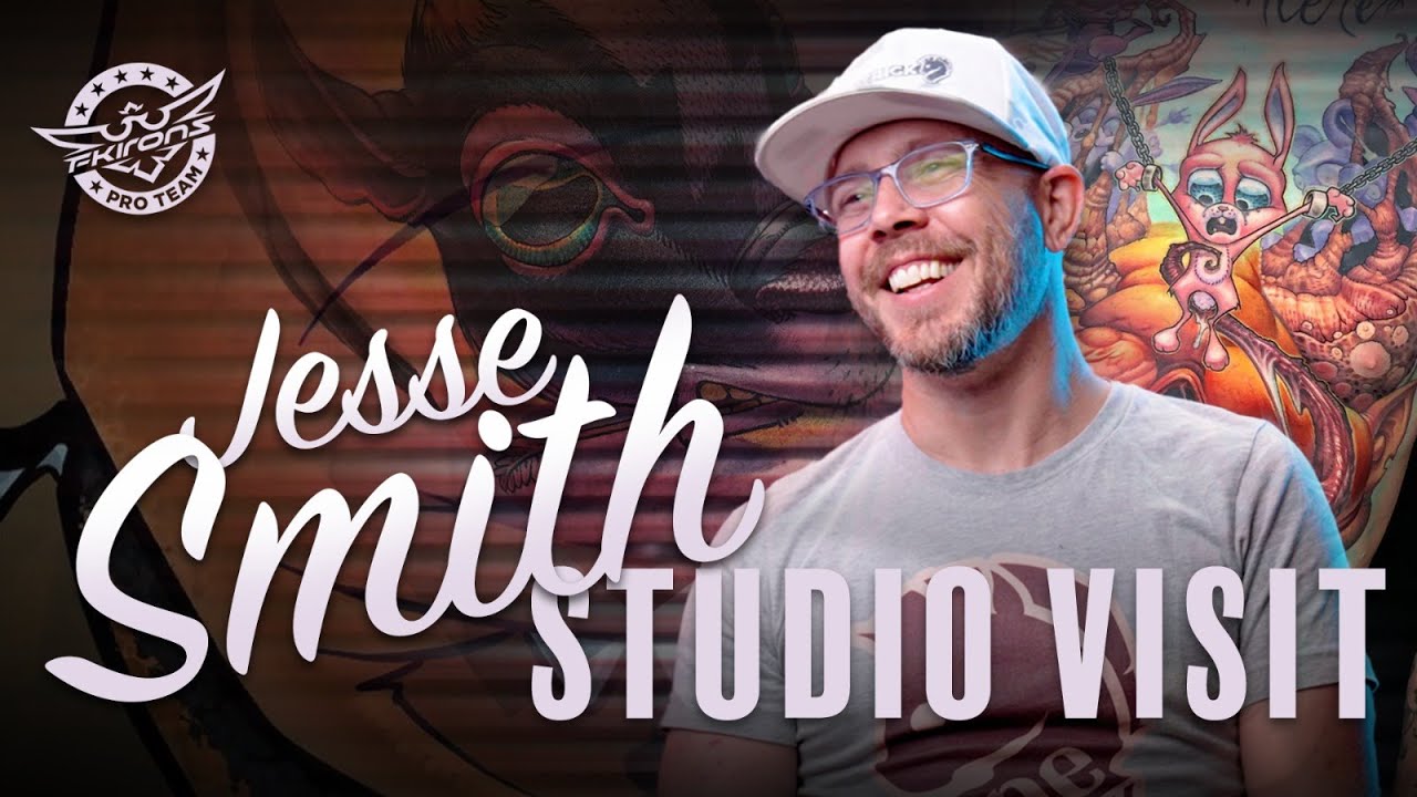 New School Tattoo Pioneer Jesse Smith visits FK Irons HQ