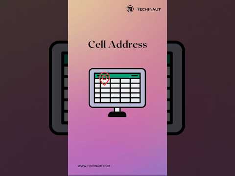What is a Cell Address? #technology #shortvideo #youtubeshorts #computer #shorts #spreadsheet