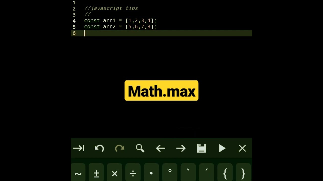 Math.max | javascript tutorial #shorts #html #javascript
