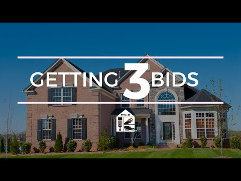 CSLB Shows You Why You Should Always Get 3 Contractor Bids