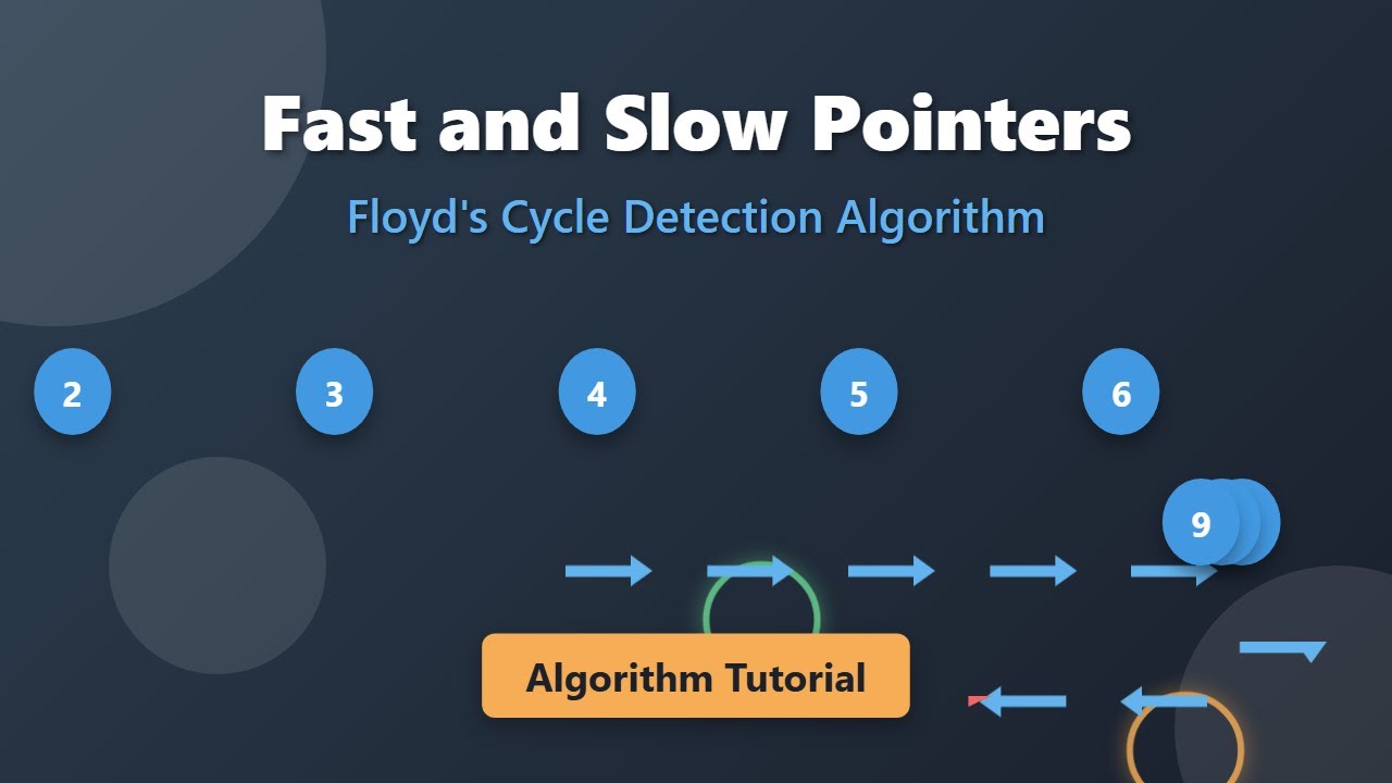 Fast & Slow Pointers: Floyd's Cycle Detection Algorithm Explained!