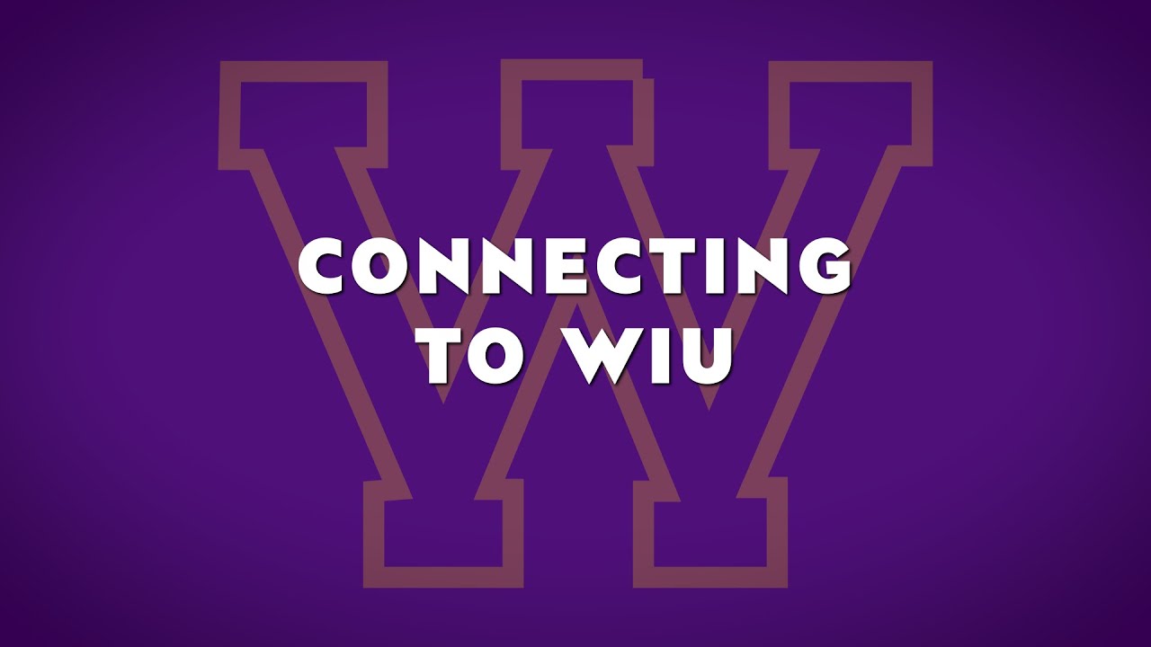 Connecting to WIU