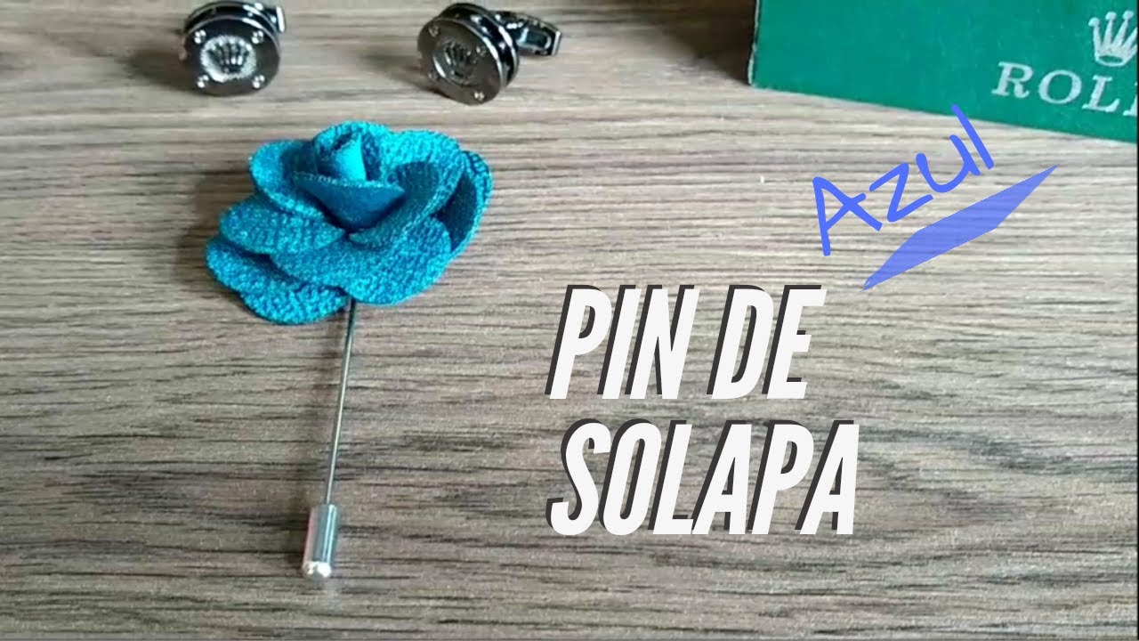 Pin de solapa azul | MANHOOD BOGOTA | Producto de la semana