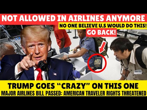Major Changes Coming for Millions - New Airlines Bill Just Passed (Americans Can’t Do This Anymore)