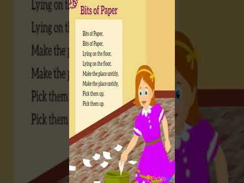 Nursery rhymes:- Bits of Paper
