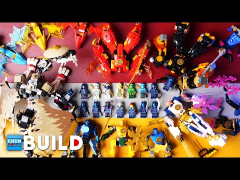 LEGO Speed Build! NINJAGO 2024 Dragons Rising Collection Vol.1 | LEGO NINJAGO 2024 | Beat Build