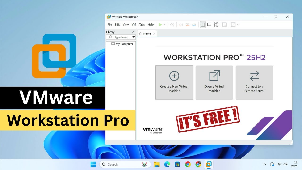 Download & Install VMware Workstation Pro [25H2]