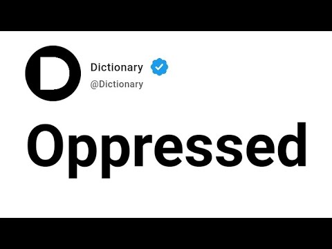 Oppressed Meaning In English