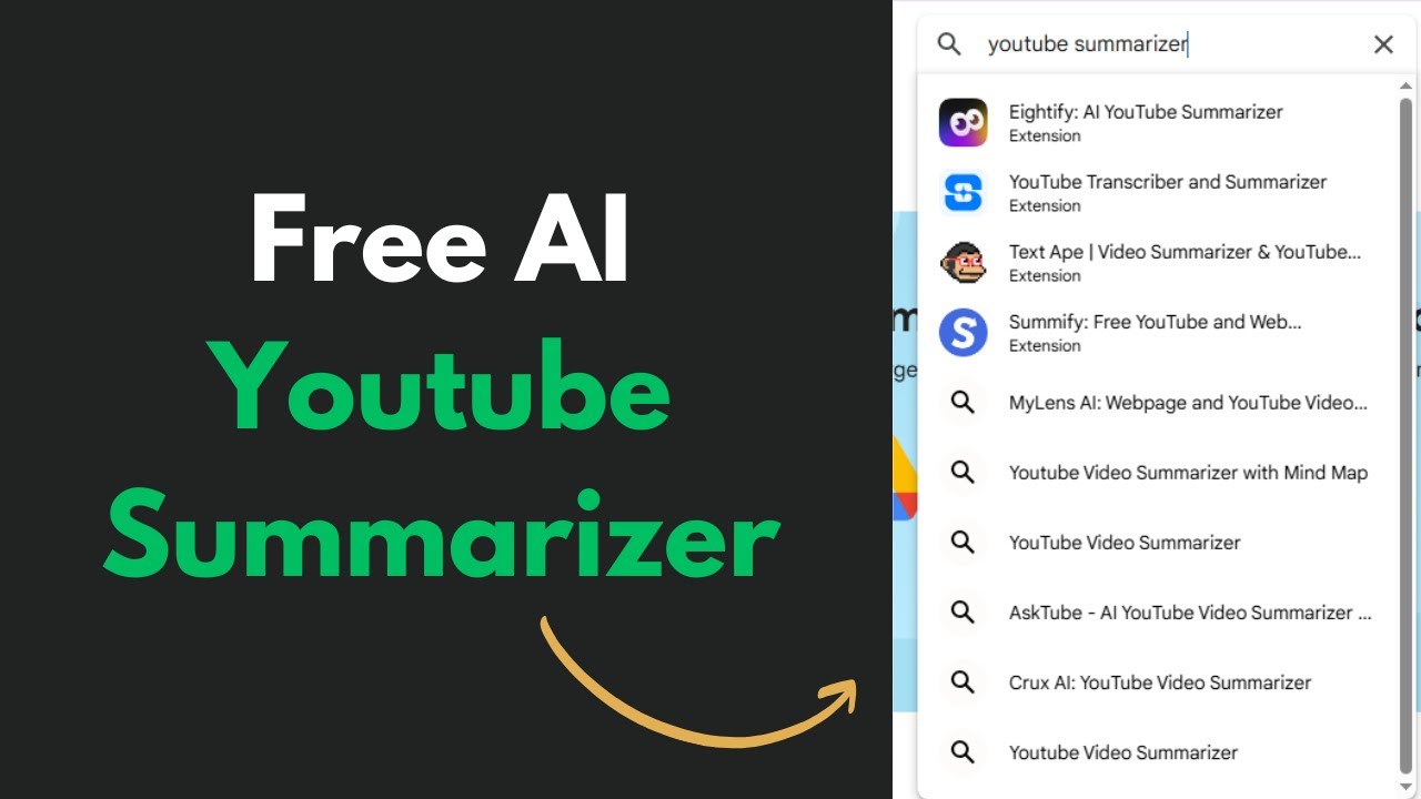 Free AI Youtube Summarizer | Free Youtube Transcript Generator