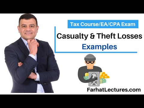 Casualty and Theft Losses Examples
