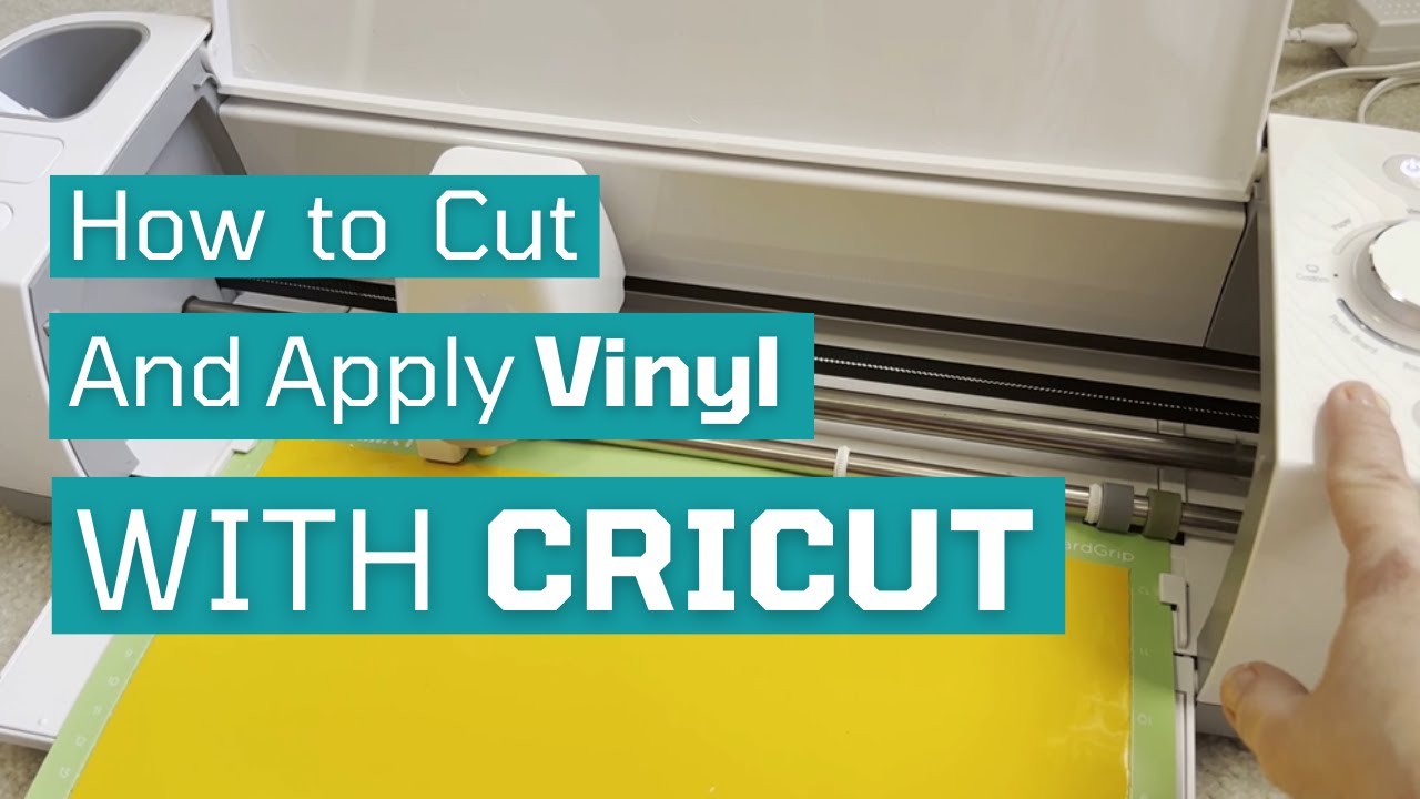 How to Cut & Apply Vinyl with Cricut for Beginners