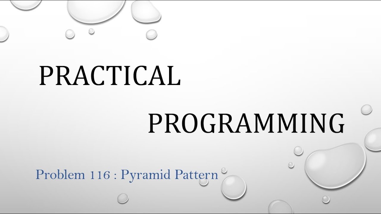 Problem 116 Pyramid Pattern