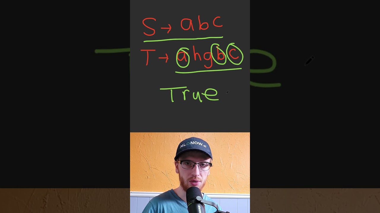 Super Easy FAANG Interview Question! Is Subsequence - Leetcode 392