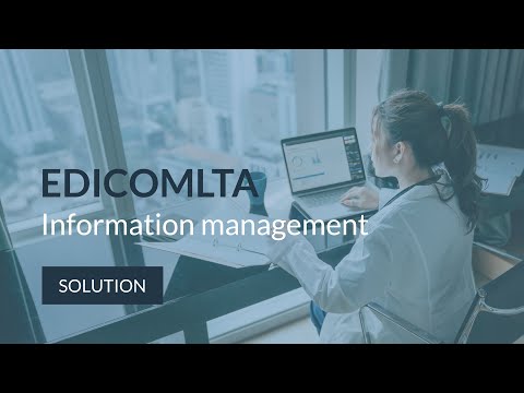 Introducing EDICOMLta: Information management