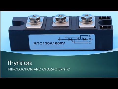 What is Thyristor #SCR#Four Layers P-N-P junctions #Types of Thyristors