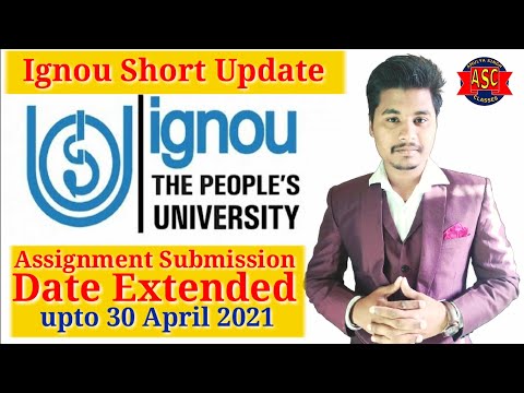 IGNOU Assignment Submission date extended For Dec and June 2021|IGNOU UPDATE #Shorts
