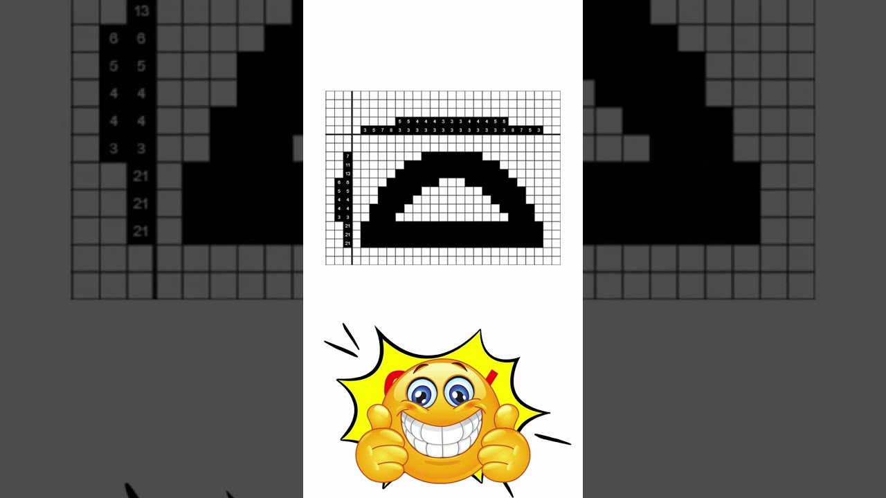 Nonogram Puzzles With Solutions | Reveal the Picture | Fun Classroom Activity #shorts