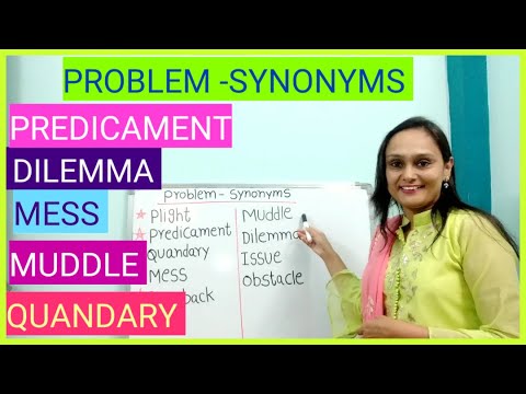 PROBLEM SYNONYMS #spokenenglish #spokenword #spokenenglishclasses #onlineclasses #vocabulary