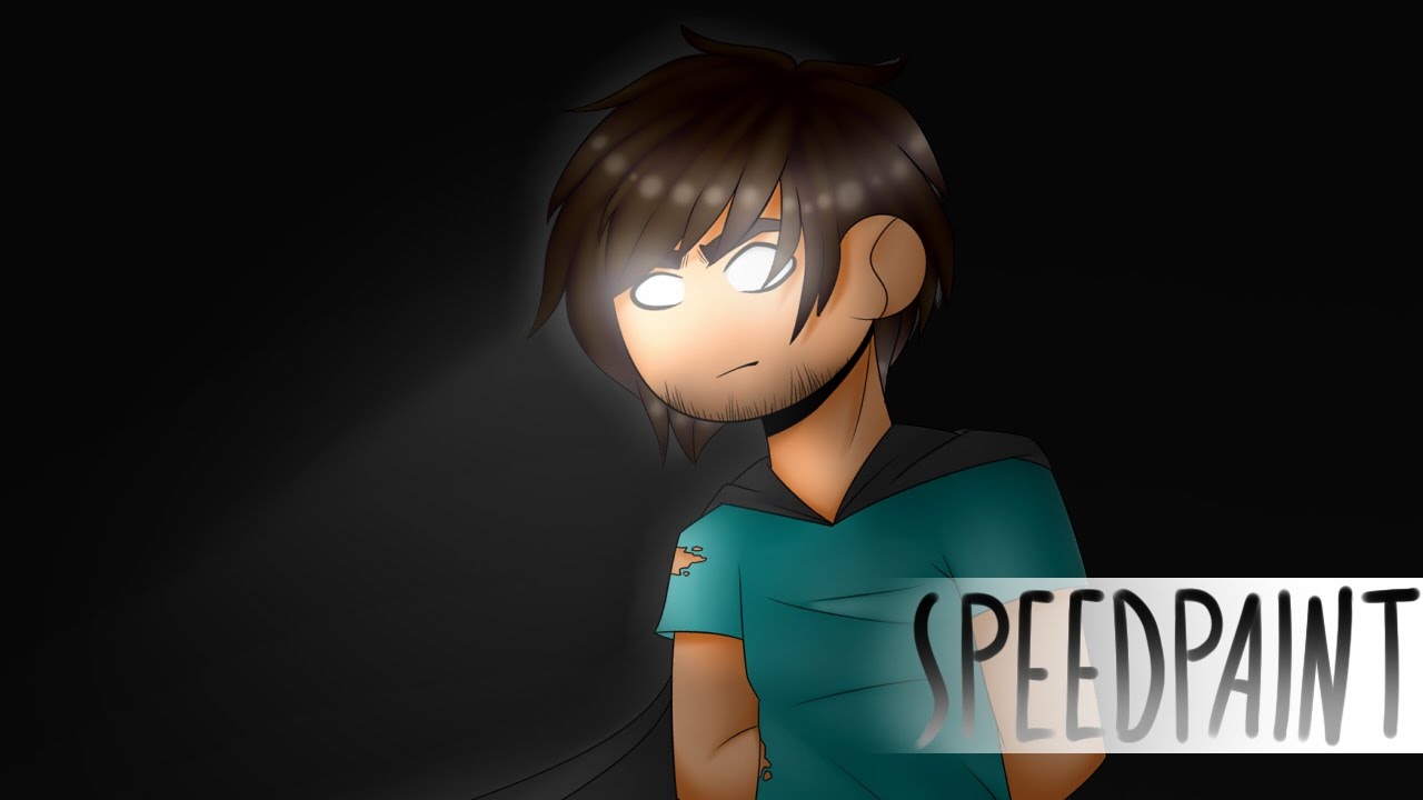 Speedpaint - Herobrine [Minecraft Fanart]