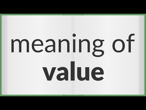 Value | meaning of Value