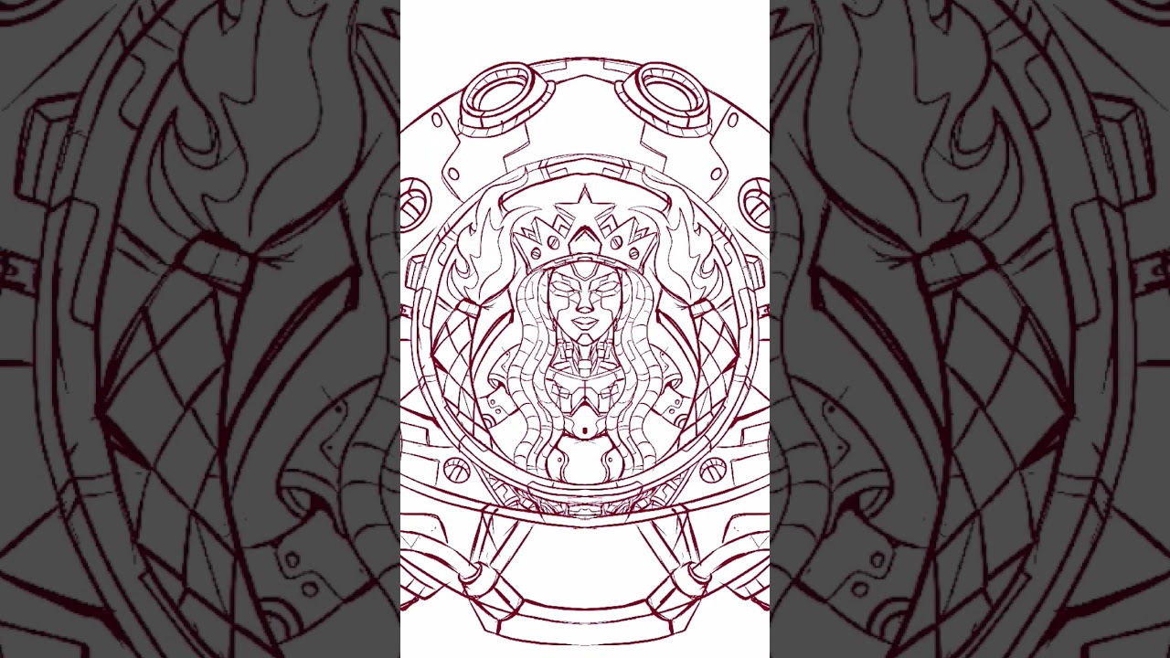 STARBOOT (Timelapse drawing by koyung) #art #artwork #design #illustration #vector #robot #mecha