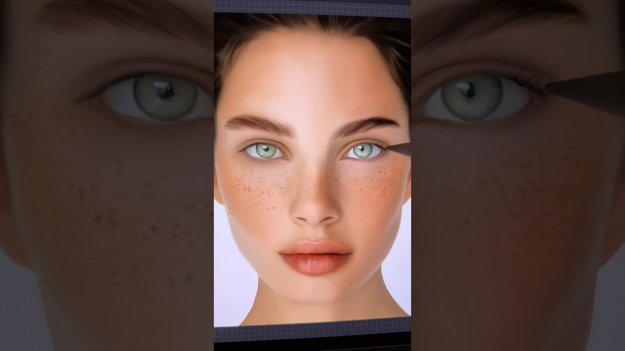 Free Procreate Brushes for Portraits in comments 🧡 #procreatebrushes #procreate #portraitart