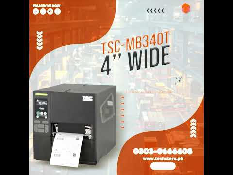 Introducing the powerful TSC-MB340T 4” Industrial Barcode Label Printer #shorts #techstorepk