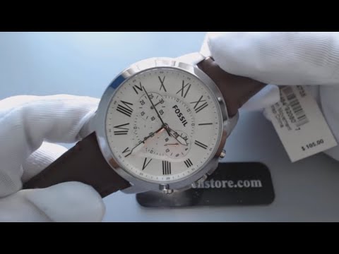 An Fossil Mens FS4885 Grant Stainless Steel Watch with – dialyzerpublishing