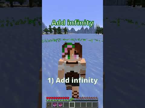 Mending AND Infinity on ONE Bow #minecraft