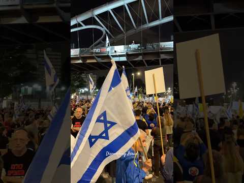 Demonstration in support of the release of Hamas hostages. Tel Aviv, Israel 2024