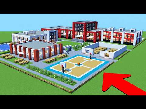 Minecraft Tutorial: How To Make A School | Part 1