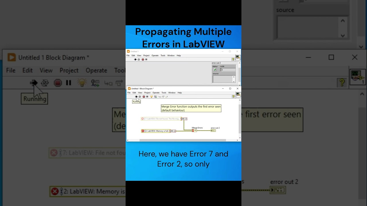 [Ep.012] Propagating Multiple Errors in LabVIEW #labview