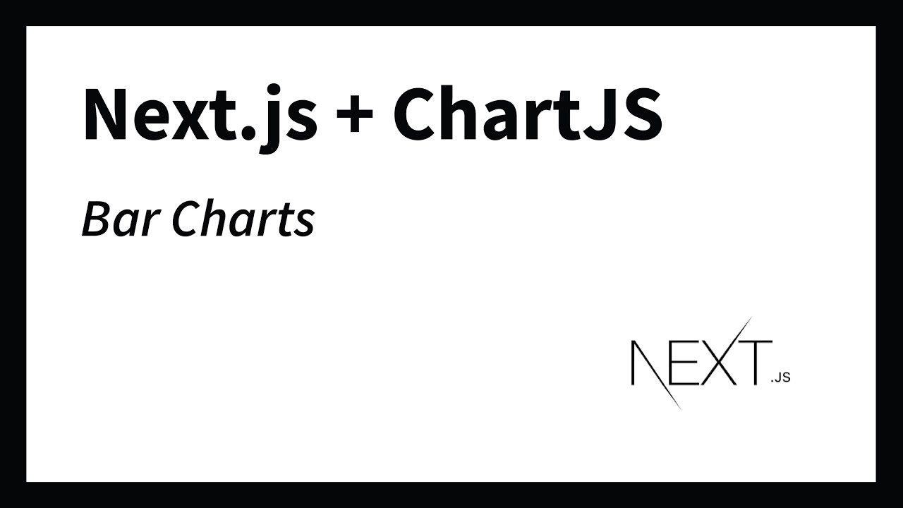 Creating a BarChart with ChartJS for Nextjs | Monika Szucs Teaching BCIT
