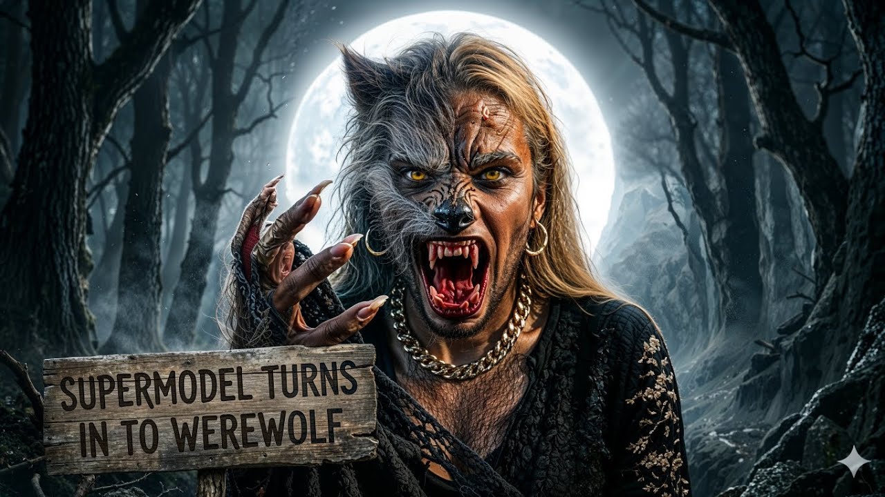 Supermodel Turns Into a Werewolf Under the Full Moon | Terrifying Transformation