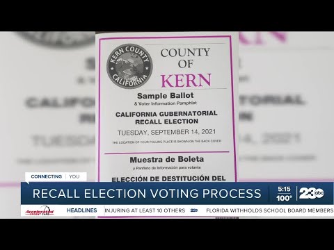 What is the recall election voting process?