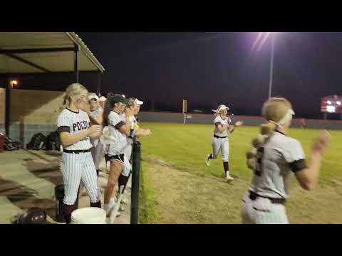 Allyssa Parker game-ending home run vs. Whitesboro on Day 2 of the LeFlore County Slow-pitch Tourney