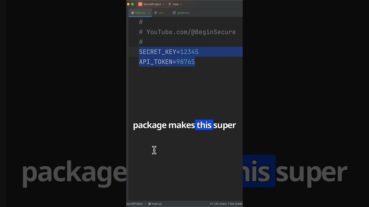 You've Been Handling SECRETS in Python Wrong All Along!